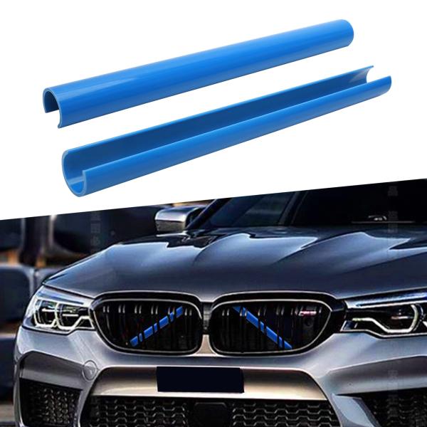商品名: TOMALL グリルインサート ストライプトリム BMW F20 F30 2011-2021 車 V ブレース ラップカバー 外装アクセサリー 装飾 1/2/3/4/5シリーズ 320i 328i 330i 335i 428i用 ...