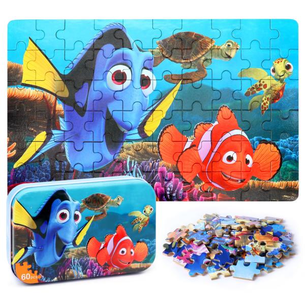 商品名:  LELEMON Ocean Puzzles for Kids Ages 4-8,Underwater World 60 Piece Puzzles for Kids Ages 3-5,Children Jigsaw Puzzle...