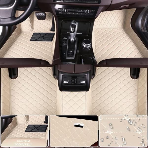 商品名:  Car Floor Mat Fit 99% Sedans Sports Cars Luxury Custom Car Mats for SUV Women Leather Automotive Floor Mats All We...