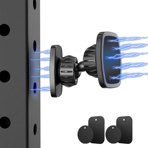 商品名: ARMOLABX Magnetische telefoonhouder [12 supermagneten] Dubbele magnetische gymtelefoonhouder, [zakformaat] Dubbelzi...