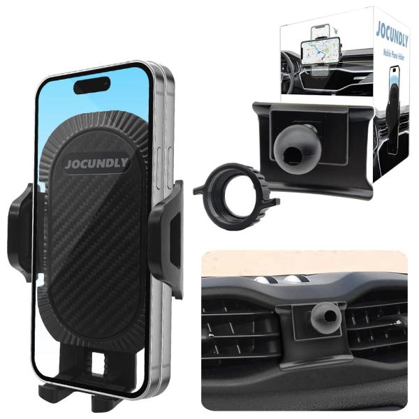 商品名: JOCUNDLY カーフォンマウント 2015-2023 Jeep Renegade用 [厚いケースフレンドリー] 携帯電話ホルダー セルナビゲーションブラケット エアベント オートアクセサリー クレードル すべての電話 JOCU...