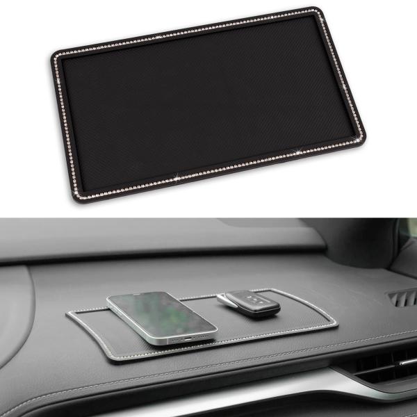 商品名:  UYYE Bling Non-Slip Car Magic Dashboard Sticky Adhesive Mat, Car Dashboard Anti-Slip Rubber Pad, Universal Car Int...