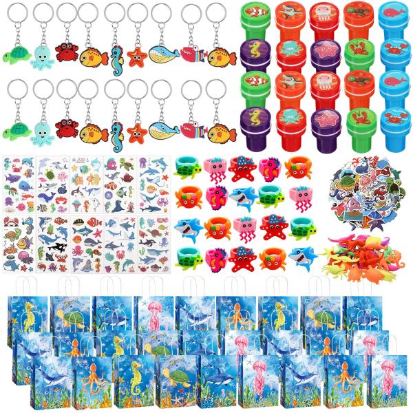 商品名:  Threan 200 Pcs Under the Sea Party Favors for Kids Sea Animals Ocean Birthday Party Supplies Under the Sea Party D...