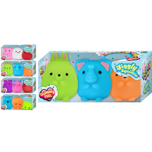 商品名:  JA-RU Mochi Squishy Animal (1 Squishies Pack, 3 Toys per Pack) Cute Kawaii Fidget Toys for Kids. Stress Relief Toy...