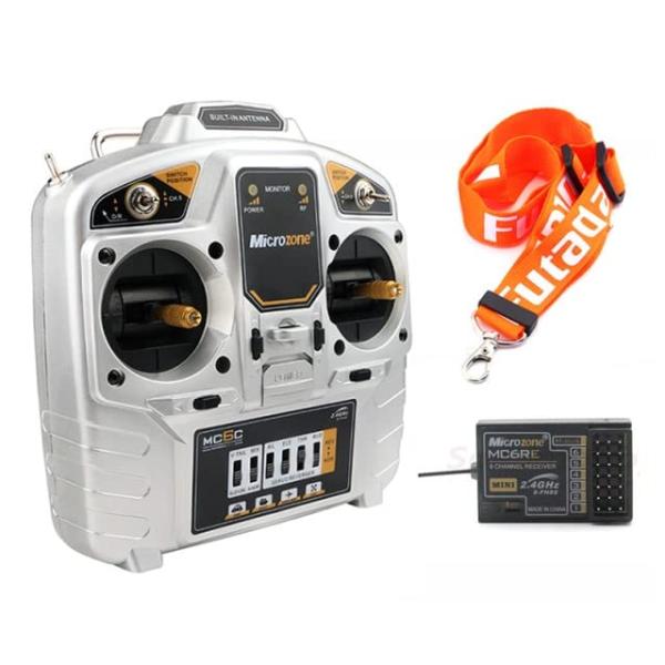 商品名:  MicroZone MC6C 2.4G 6CH Remote Control Transmitter Receiver 2401MHZ-2479MHZ Suitable Fixed-Wing Airplane UAV Vehic...