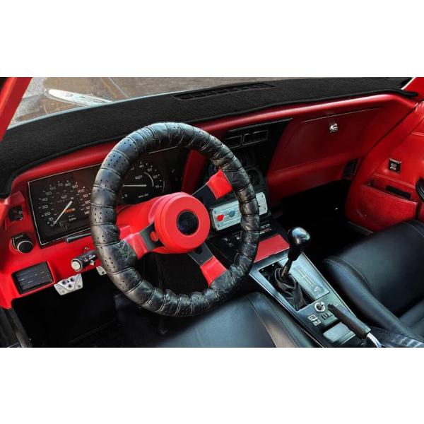 商品名: Fcovergurus ダッシュカバーマット カスタムフィット シボレー コルベット 1978-1982 ダッシュボードカバーパッド カーペットプロテクター (ブラック) F145 Fcovergurus Dash Cover M...