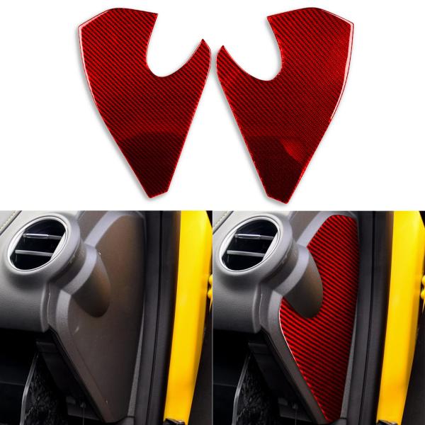 商品名:  ?NVCNX Real Premium Carbon Fiber Front Door Dashboard Collision Buffer Mat Pad Cover Car Interior Dash Trim Access...