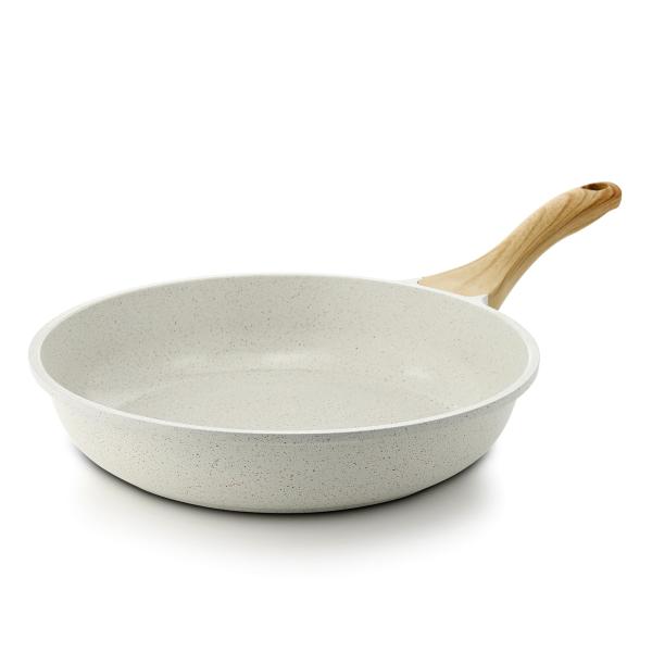 商品名: SENSARTE ホワイトセラミックノンスティックフライパン ホワイト 11インチ SENSARTE Nonstick Ceramic Frying Pan Skillet, 11 Inch Omelet Pan, Healthy...