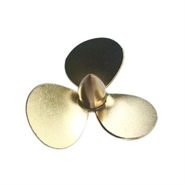 商品名:  WAYRICH Rc Boat Propeller, 12mm Copper Ship Model with 3 Blade Propeller Inner Hole 1.5mm Remote Control Simulatio...