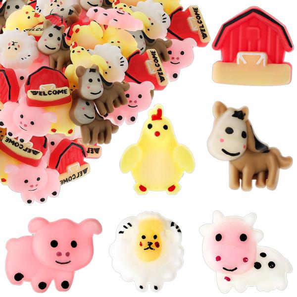 商品名: Hanaive 100個 農場の動物のおもちゃ バルク 動物 スクイッシー 子供用 ミニスクイッシュ おもちゃ 動物 ミニチュア ノベルティおもちゃ 教室の景品 イースターギフト 子供向け 学校パーティーの景品 Hanaive 1...