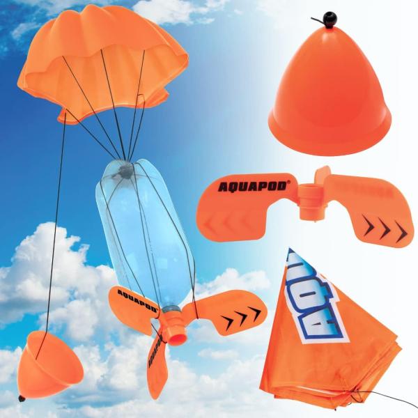 商品名:  Original AquaPod Water Bottle Rocket Launcher Ultimate Accessory Pack - Soar to New Heights w Launcher Fins, Parac...