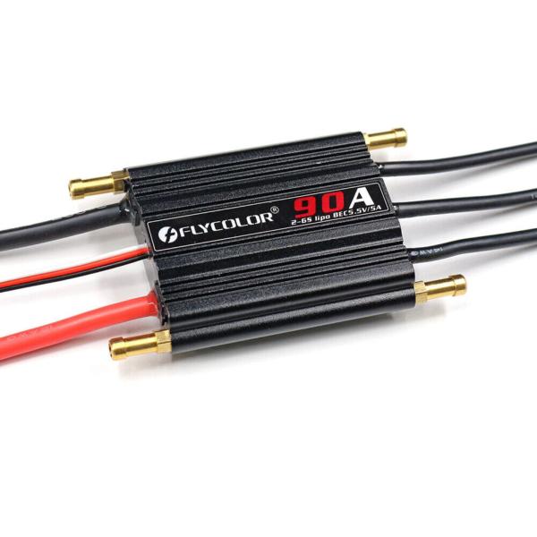 商品名: Levigo 50A 70A 90A 120A 150A RCモーター ブラシレス ESC 低電圧カットオフ保護 RC防水ブラシレス電子スピードコントローラー 船舶スケールRCボート(90A)用 Levigo 90A RC Mot...