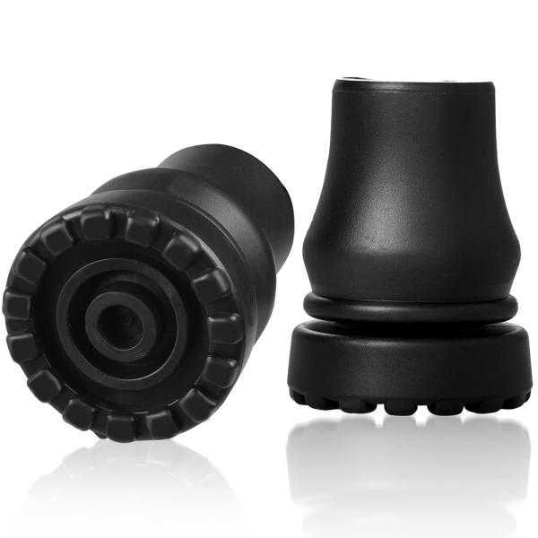 商品名: Cane Tips 5/8インチ 高耐久 2個パック 歩行用杖用先端ゴム 杖用先端 交換用ゴムチップ 杖/松葉杖/杖足/ウォーキングスティック用 Cane Tips 5/8 inch Heavy Duty, 2 Pack Walk...