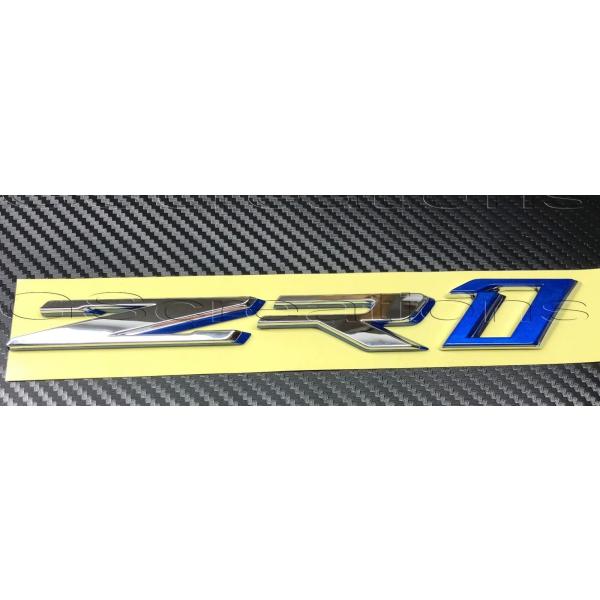 商品名:  1Pc ZR1 Emblem 3D Badge Fender Hood Rear Bumper Sticker Decal Replacement for C7 Trunk (Chrome &amp; Blue)ブランド: Ge...