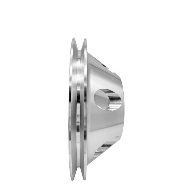 商品名: GARDANS シングルグルーブクランクシャフト ウォーターポンププーリー 小型ブロックシボレーエンジン用 アルミニウムフィンッシュ GARDANS Single Groove Crankshaft Water Pump Pull...