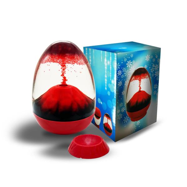 商品名: デスクトイ (赤) UAKZMNE Volcano Motion Bubble Machine from The Bottom up to Erupt Imitation Volcanic Toys Sensory Perspec...