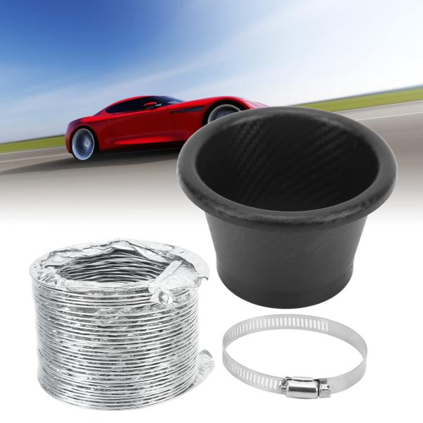 商品名:  Front Bumper Air Inlet Pipe,Universal Turbo Air Intake Pipe Funnel Set,Easy Installation Turbo Air Funnel,Rubber C...