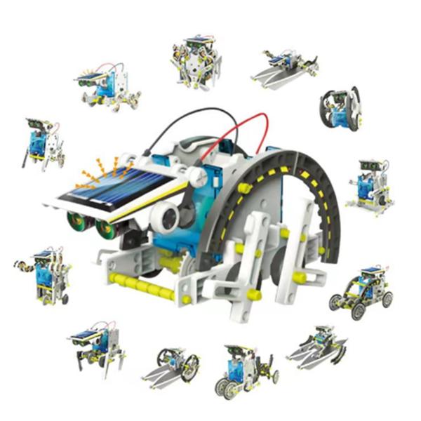 商品名:  toyofmine STEM 13-in-1 Solar Power Robots Creation Toy, Educational Experiment DIY Robotics Kit, Science Toy Solar...