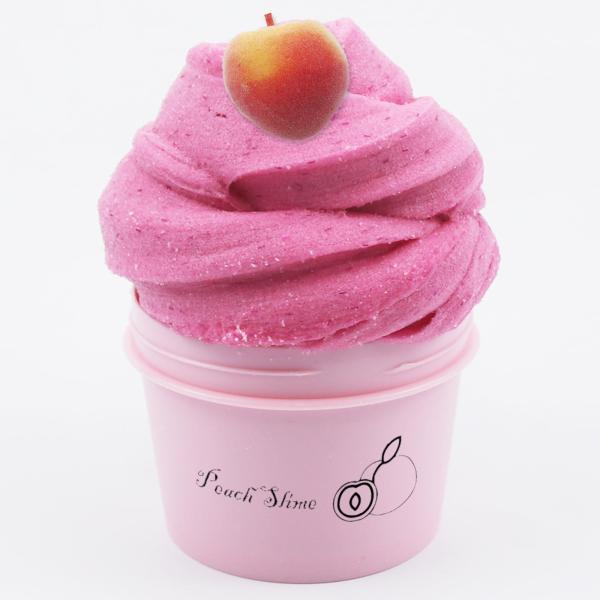 商品名:  Pre-Made Original Pink Cloud Slime, Premium Scented Slime, 7OZ. Smooth Slime, Cotton Peach Scented, 3 Fun Slime Ad...