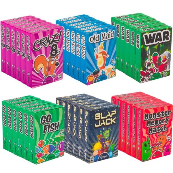 商品名: Regal Games - 6-Pack, 36 Game Sets - Classic Card Games - Includes Old Maid, Go Fish, Slapjack, Crazy 8's, War, and...