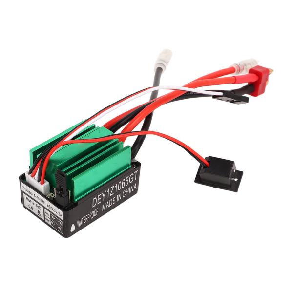 商品名:  Yuecoom RC Brushed ESC, 65A Waterproof RC Crawler Ship Model ESC Electric Speed Controller T Plug Brushed ESC Repl...