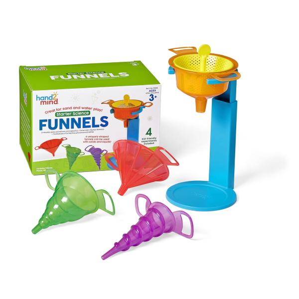 商品名:  hand2mind Starter Science Funnels, Science Lab Equipment, Sifting Toys, Sand Sifter, Water Table Toys, Sensory Pla...