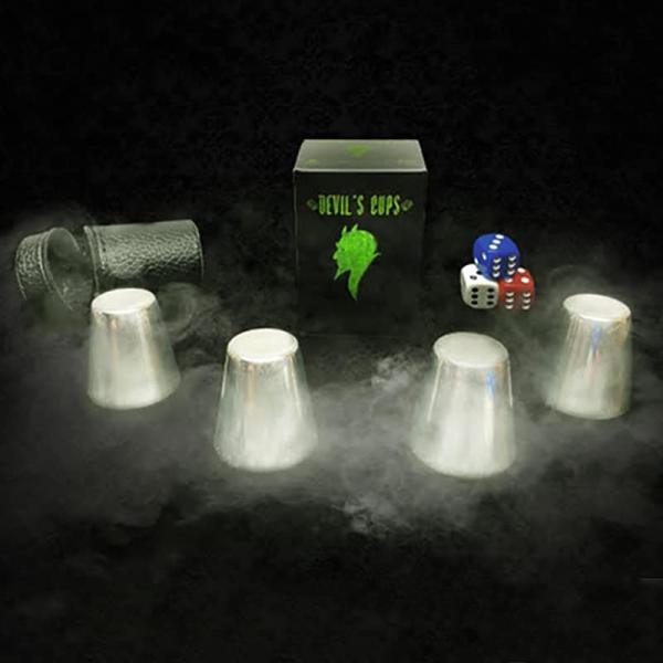 商品名:  SUMAG Devil's Cups Magic Tricks Close up Stage Gimmicks Illusions Mentalism Find The Hidden Dice Prediction Props ...