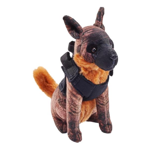 商品名:  Wild Republic Rescue Dog, Malinois, Stuffed Animal, with Sound, 5.5 inches, Gift for Kids, Plush Toy, Fill is Spun...