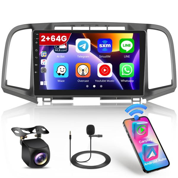 商品名:  Roinvou 2+64G Android CarPlay Stereo for 2009-2016 Toyota Venza(LHD), Built-in Wireless CarPlay with Android Auto,...