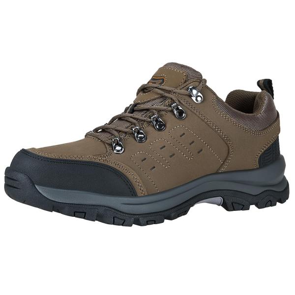 商品名: CAMEL CROWN メンズ ハイキングシューズ, カーキ/ブラック2023, 12.5 CAMEL CROWN Mens Hiking Shoes Waterproof Comfortable Work Shoes for M...