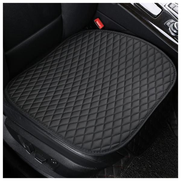 商品名: Aokdom ノンスリップカーシートカバー 収納ポケット付き ブラックレザーシートカバー 快適な運転用 オールシーズン対応 ユニバーサルカーシートプロテクター 99%車 SUV ピックアップに対応 Aokdom Non-Slip ...