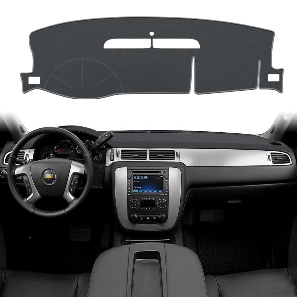 商品名: POSAID ダッシュカバー 2007-2013 シボレー アバランチ シルバラード 1500 LTZ用 ダッシュボードカバーマット 2007-2014 シボレー シボレー タホ サバーバン 07-14 GMC ユーコン インテリ...