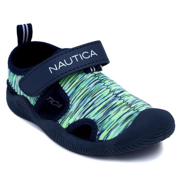 商品名:  Nautica Kids Protective Water Shoe,Closed-Toe Sport Sandal for Boys and Girls-Kettle Gulf-Navy Lime Heather Size-8...
