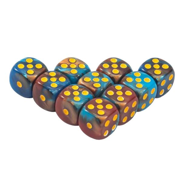 商品名:  DYNWAVE 10 Pieces Polyhedral Dices Set Family Table Game Favor Multi Side Acrylic Dice Set Dice Game Set, Green Au...