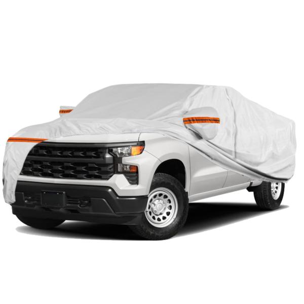 商品名:  TUCAREST 6 Layers Full Car Cover for Pickup/Truck - Waterproof, Insulated, Anti-UV, Snow-Proof, Hail-Resistant, An...