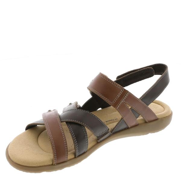 商品名: Clarks レディース Elizabelle Gem フラットサンダル, ブラウン マルチレザー, 6 Clarks Women's Elizabelle Gem Flat Sandal, Brown Multi Leather...