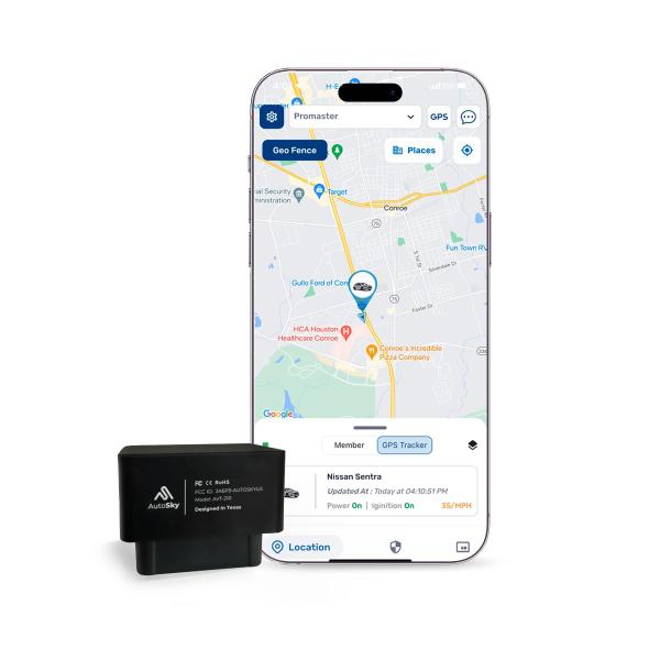 商品名: AutoSky GPS トラッカー 車両 OBDII 4G LTE モデル AVT-210 車両位置 旅行履歴 運転アラート ジオフェンス 米国開発 家族 艦隊 AutoSky GPS Tracker for Vehicles, ...