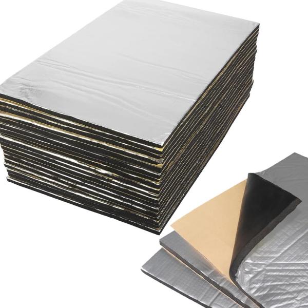 商品名:  Car Heat Sound Deadening Insulation Mat - 197 Mil 12.92 Sqft Auto Audio Deadener Foam for Auto Hood Engine Roof Do...