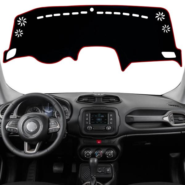 商品名:  KEEGTBOX Dash Mat Cover Interior Dashboard Protection pad Compatible with Jeep Renegade SUV Sport Latitude Limited...