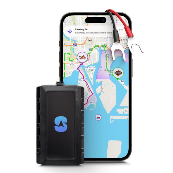 商品名:  Spytec GPS Motorcycle Tracker - Waterproof Real-Time Tracking w/ 5 Second Updates - Ideal Hard-Wired GPS Tracking ...