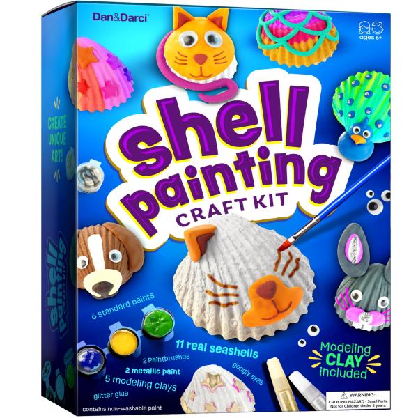 商品名: Kids Sea Shell Painting Kit - Arts &amp; Crafts Gifts for Boys and Girls Ages 4-12 - Craft Activities Kits - Creati...