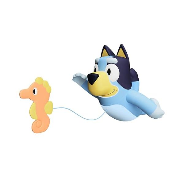 商品名: Bizak Bluey Swimmer (30693548) Toomies Bluey Swimming Bath Toy - Bluey Toys Includes Attached Seahorse Baby Toy and...