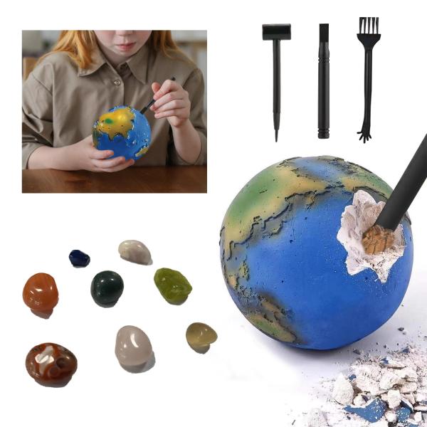 商品名:  TOPRADE Gemstone Dig Up Kit, Planet Treasure Digging Toy Set, Rock Mining Explore, Science Educational Toy Gifts f...