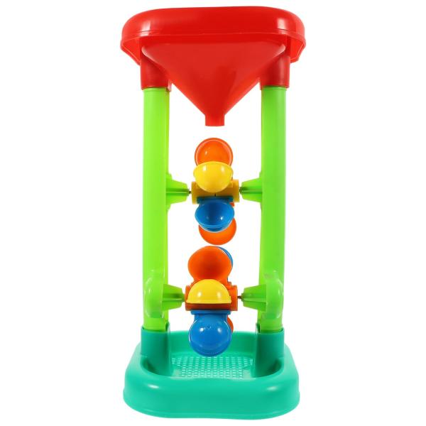 商品名:  HOLIDYOYO Water Wheel Toy 1 Set Plastic Kids Beach Sandbox Toys Outdoor Beach Sand Hourglass Water Sifting Funnel ...