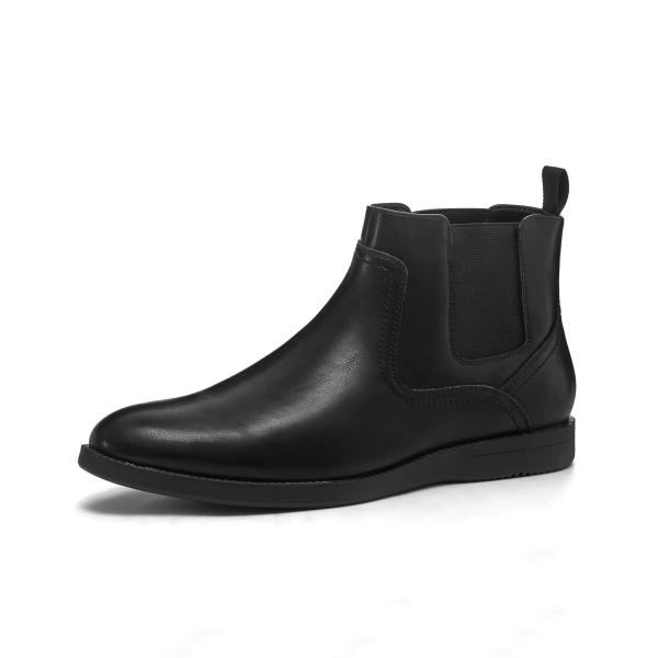 商品名:  Coutgo Men's Casual Chelsea Boots Slip on Low Heel Faux Leather Elastic Dress Shoes, Brown, Size 11ブランド: Coutgo商品サ...