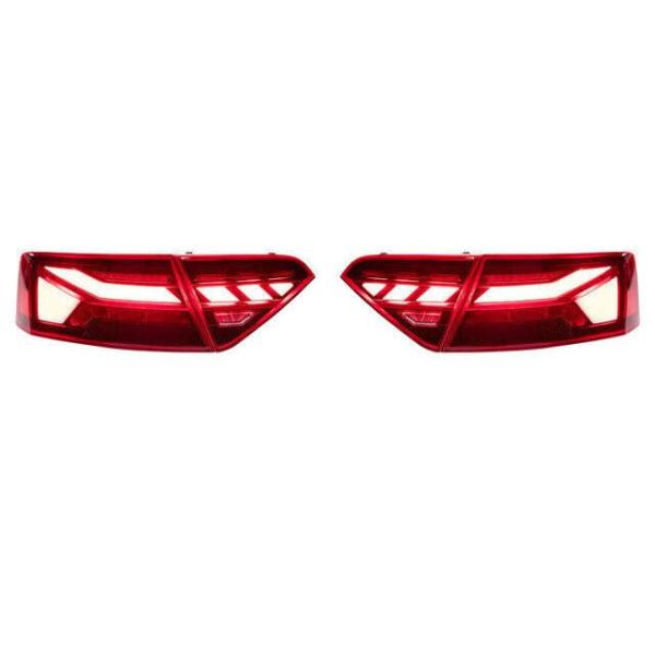 商品名: スポーツカーのテールライト カーアクセサリー LED リアテールライト スタートアップシーケンシャルターンシグナルランプ付き 12V DRL 信号 に適合する AU-DI A5 2008-2016 OQHAIR Dynamic T...