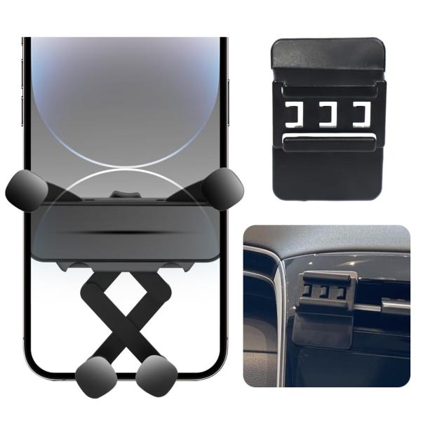 商品名: 自動車用携帯電話ホルダー ヒュンダイ ツーソン オートアクセサリー用 [特別な車両設置 2022-2023 ツーソン専用 非ユニバーサル] 自動ロック ハンズフリー携帯電話マウント iPhone &amp; すべてのスマートフォン...