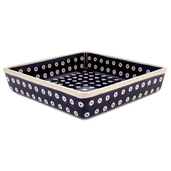 商品名:  Polish Pottery 8" Square Baker (Dot to Dot) | P151T-70Aブランド: polish pottery by glina重量: 898g商品番号: 素材: Stoneware海外の...