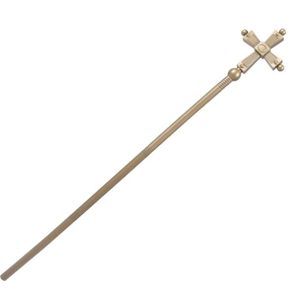 商品名:  EXCEART Golden Cross Walking Cane, Cross Staff Walking Stick Cane Cane Egyptian Style Staff or Scepter for Trick o...