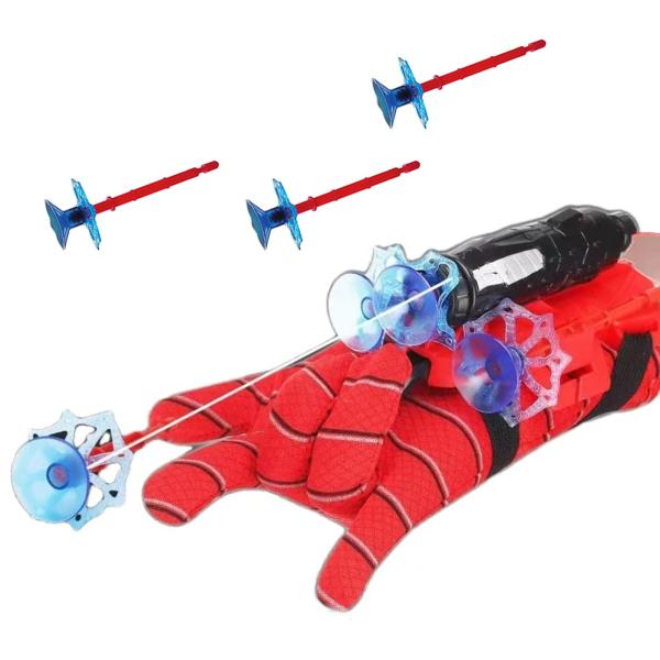 商品名:  LINMANSHUO Set of Children's Plastic Role Play Movie Hero Wrist Launcher Spider-Man Spider Web Shooter Toy Launche...